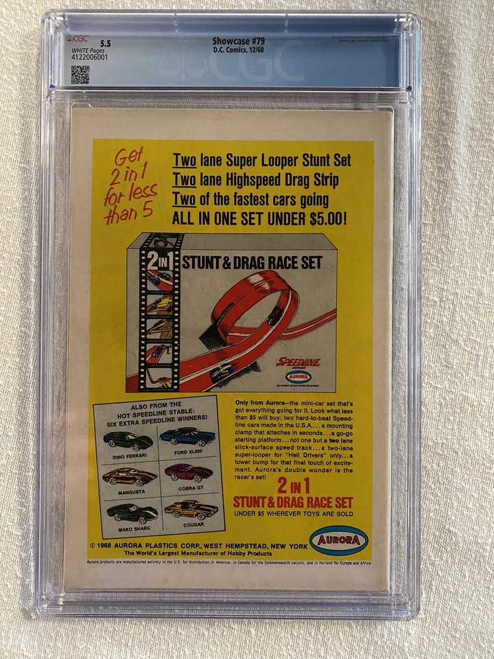 Showcase Presents 79 1st Dolphin Classic Cover CGC 5.5 DC 1968 | eBay