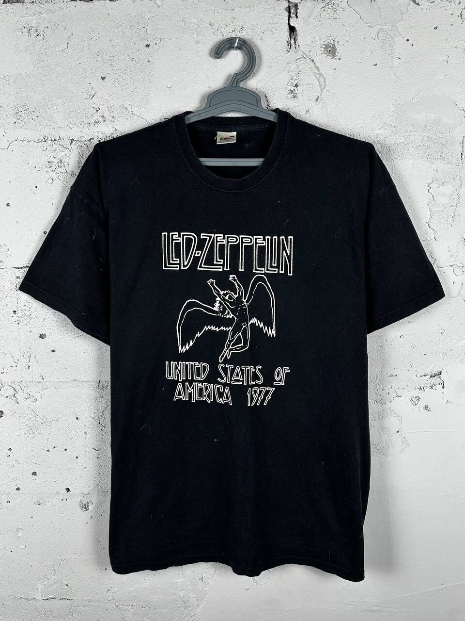 2000 Vintage Led Zeppelin USA Tour 1977 Promo Tee 90s - Gem