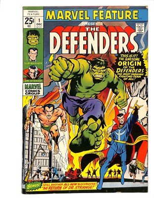 Marvel Feature #1 1st Appearance of the Defenders Hulk Strange (NP) 112 ...