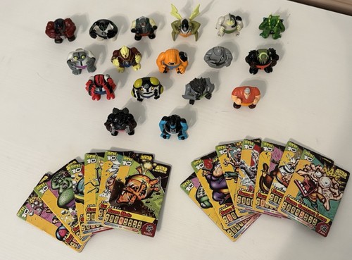 Ben 10 Sumo Slammers Toy + 13 Collectible Cards Cartoon Network Bandai ...