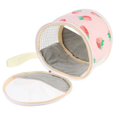 Guinea Pig Travel Bag Strawberry Rat Carrier Backpack Small Animal ...