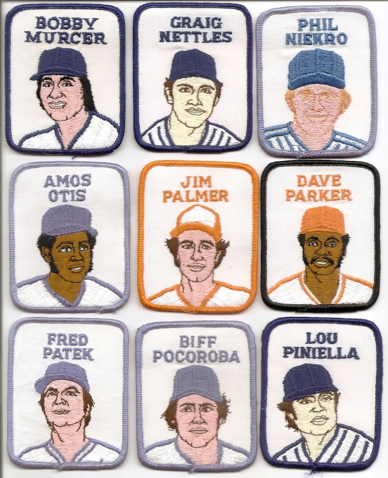 1978-79 Vintage Penn Emblem Baseball MLB (54 Patches) Rose-Jackson-Fisk ...