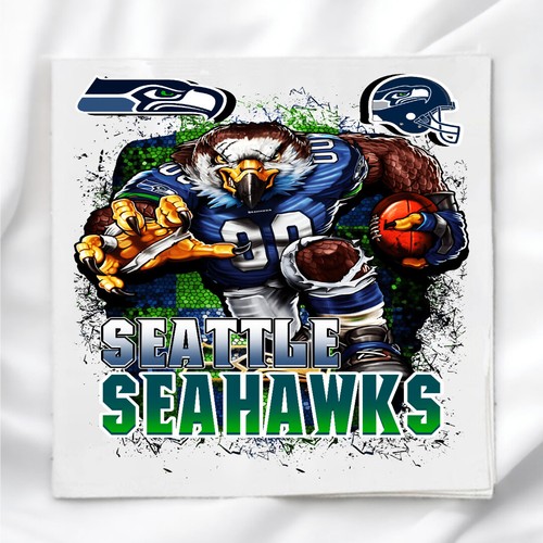 Seattle Seahawks Fabric Panel for Quilting Crafting Sewing NFL Quilt ...