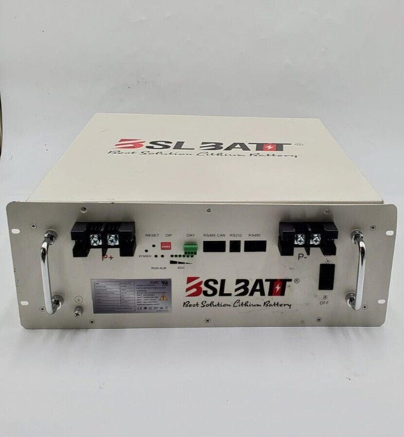 BSLBATT 100ah lipo lithium iron phosphate battery 48v rack mounted ...