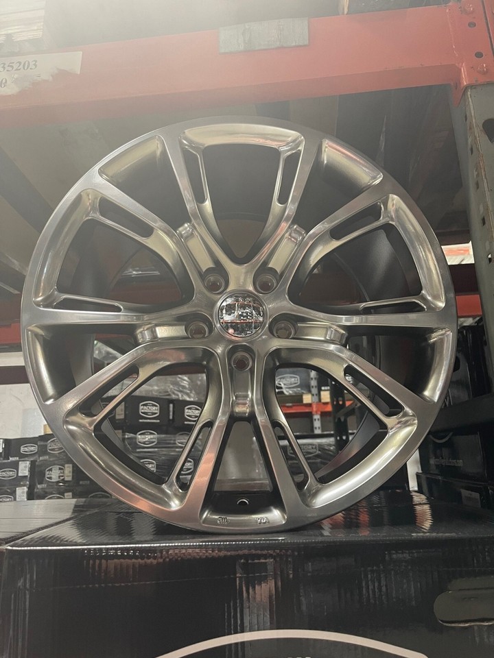 Fits 20" 9" Spyder Monkey Hyper Black Wheels Rims For Dodge Durango 5x5 ...
