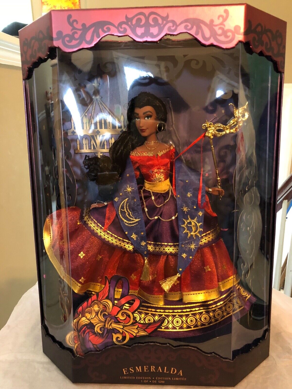 Disney Limited Edition Doll MIDNIGHT MASQUERADE ESMERALDA - NEW - SEE ...