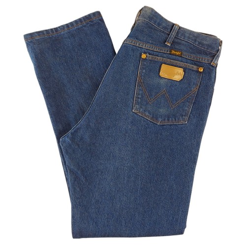 WRANGLER 13MWZ COWBOY CUT ORIGINAL FIT BLUE JEANS MEN'S SIZE 38x32 ...