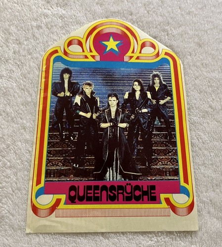 QUEENSRYCHE 1986 POP STICKER #3 Swedish Music magazine Okej Vintage ...