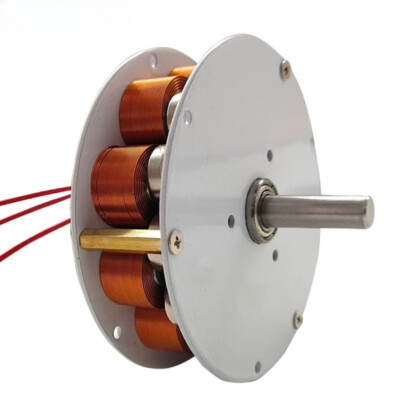 Mini Disc Iron Core Generator 50W 24V Iron Core Generator 100-650rpm ...