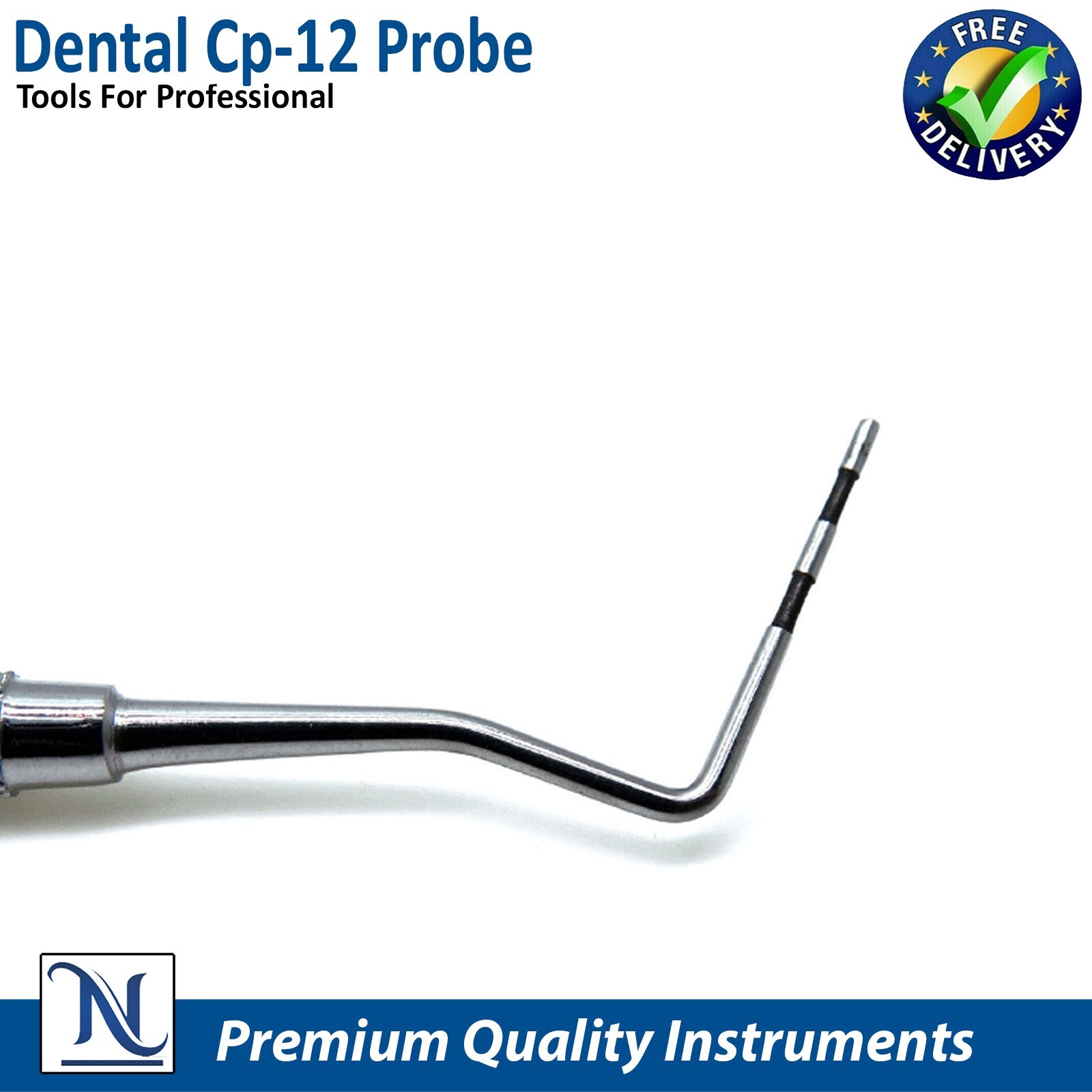 X10 Dental CP-12 Probe Williams Color Coated Marking 3-6-9-12 ...