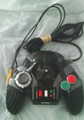 STAR WARS Darth Vader Video Game Controller Jakks Pacific 2005 Plug and ...