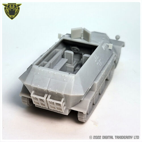 SdKfz 251 Hanomag APC Half Track - WW2 28mm 15mm 20mm bolt action FOW ...