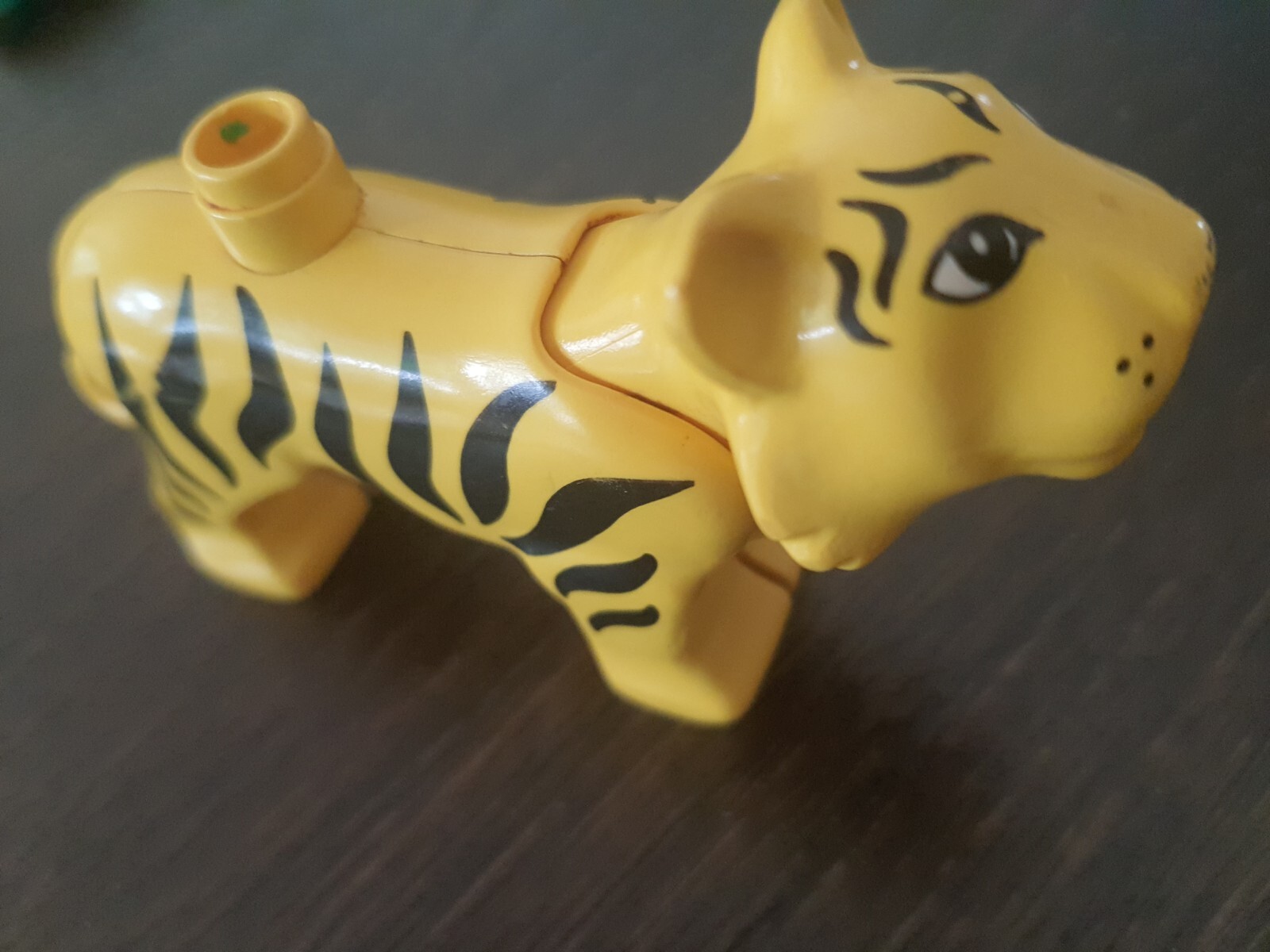 Duplo Lego Yellow Tiger with Moveable Head Vintage pre owned | eBay