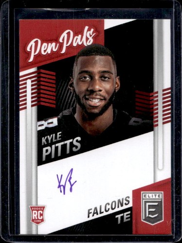 2021 Donruss Elite Kyle Pitts Pen Pals Purple Ink RC Auto #PP-KP | eBay