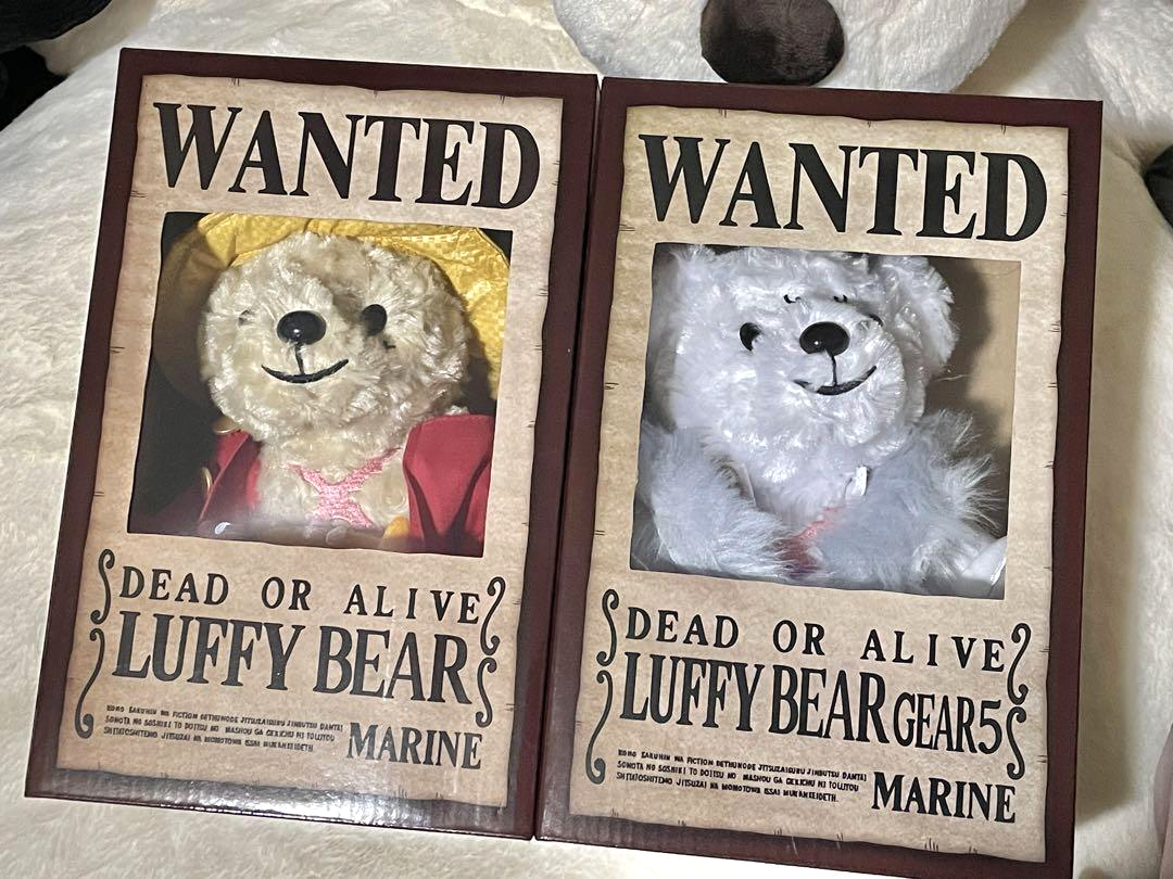 ONE Piece Luffy Bear Set Normal & GEAR 5 Ver. Set of 2 Plush Doll from ...
