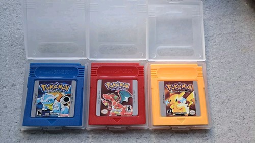 Gameboy Pokemon Red, Blue And Yellow | eBay