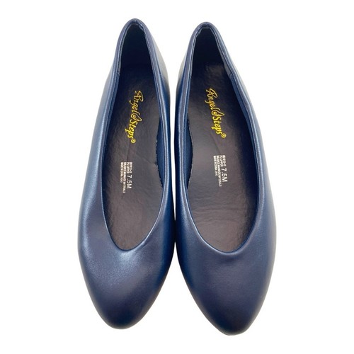 Angel Steps Jan Dress Navy Blue Size 7.5M Flats | eBay