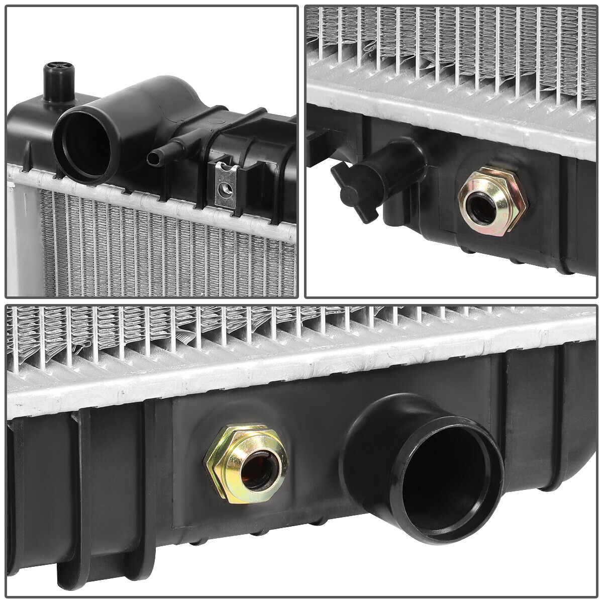 FOR 05-07 FORD F250 F350 SUPER DUTY 03-04 F150 ALUMINUM CORE RADIATOR ...