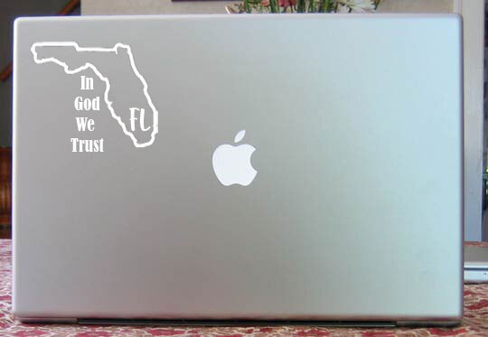 FLORIDA STATE MOTTO In God We Trust Decal Sticker FREE USA SHIPPING | eBay