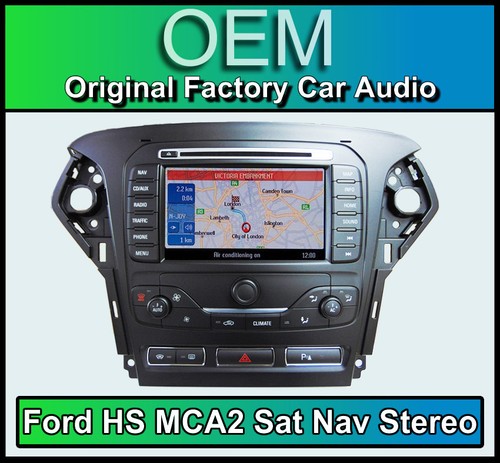 Ford Mondeo Navigation stereo CD player with code WORKS with REVERSE ...