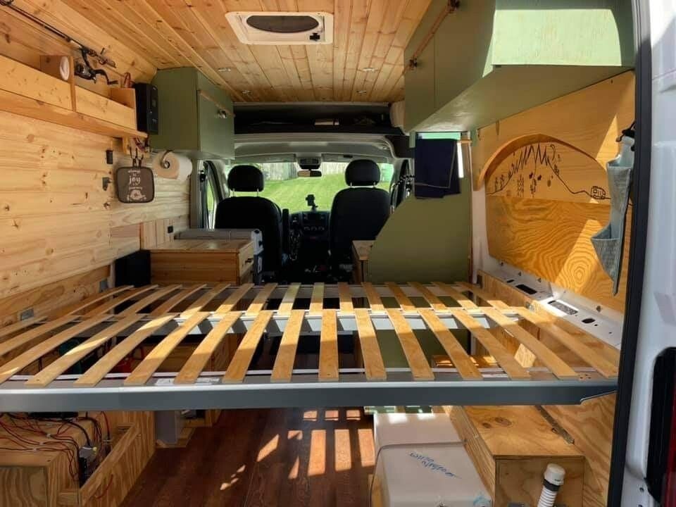 3x Beam Dodge Ram Promaster Camper Van Full Bed Support 55" to 79 ...