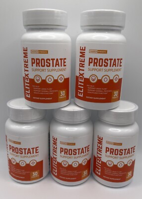 5 PACK ELITEXTREME PROSTATE Supplements for Men - Prostate Health ...