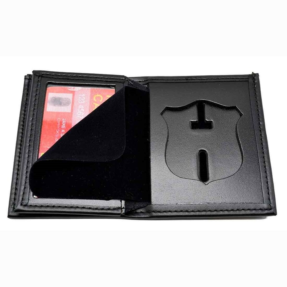 Perfect Fit Custom Badge Wallet Police Corrections Bifold Leather Many ...