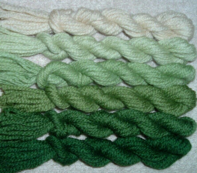 Colonial Wool 3ply Persian Needlepoint Crewel Yarn 1610 Hunter Green ...