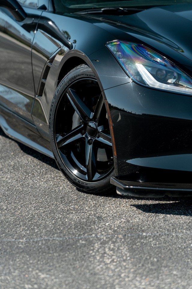 19x10/18x8.5 Gloss Black Wheels SET Fit Camaro C6 Corvette - C8 Z06 ...