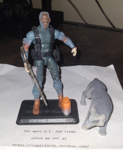 Snake Eyes V36 With Timber 100% Complete 25th Ann DVD Battles GI JOE ...