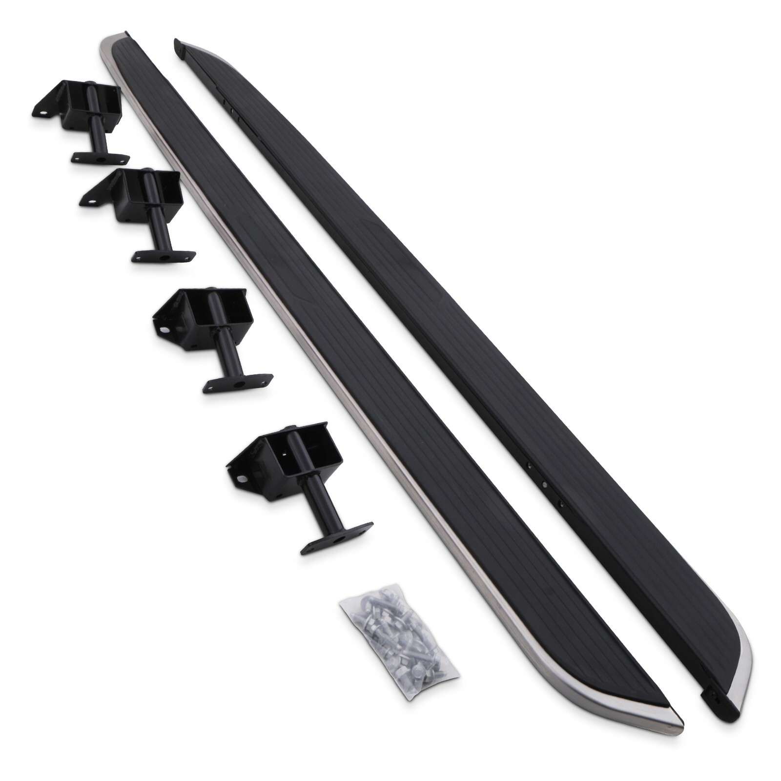 BLACK RUNNING BOARD SIDE STEPS DOOR SILL FOR JAGUAR F-PACE X761 2016 ...