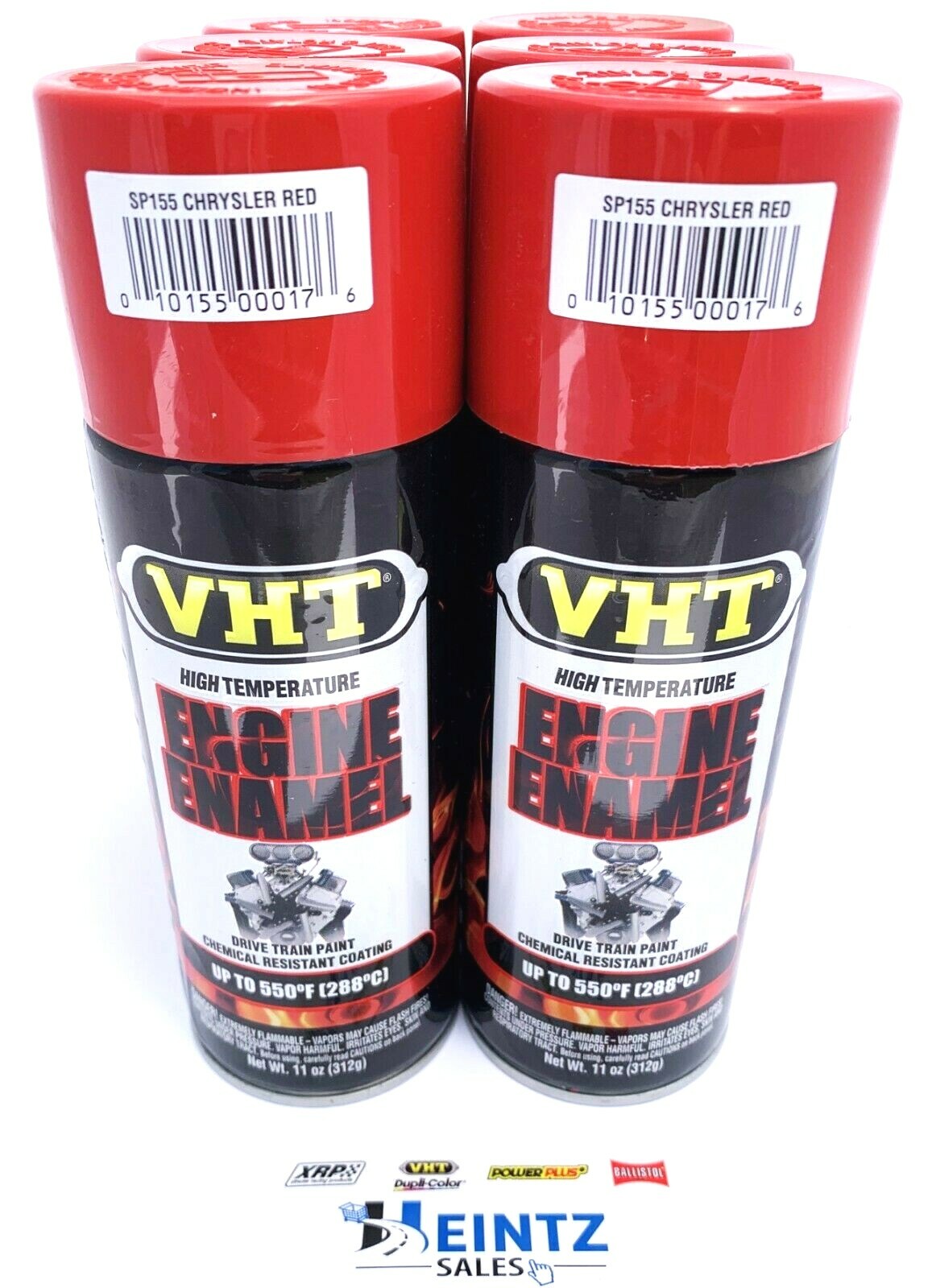 VHT SP155 Engine Enamel High Heat, Drive Train Paint, Chrysler Red (6 ...