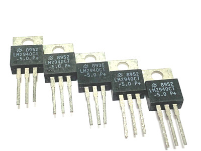 LOT OF 10 LM2940CT-5.0 Low Dropout Linear Voltage Regulato Origina ...