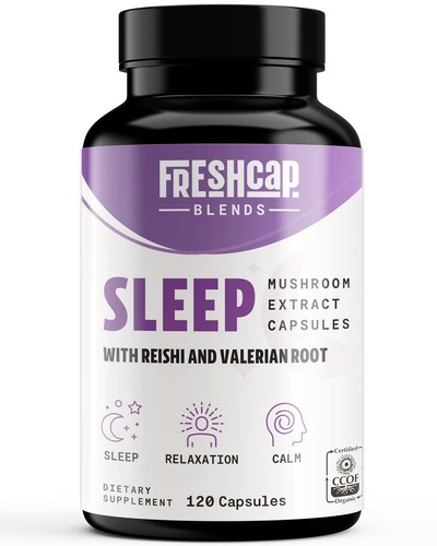 FreshCap 5-in-1 Sleep Supplement Magnesium for Sleep Magnesium ...