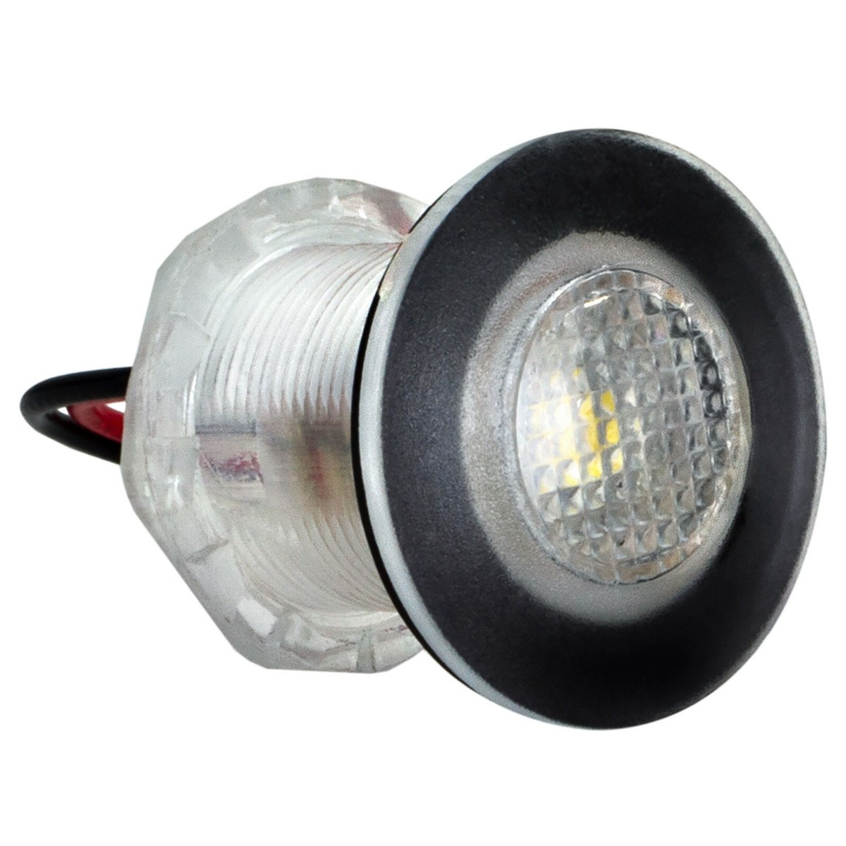 12v Led Courtesy Lights 12V Stainless Steel Flush Mount 6 LED Circular