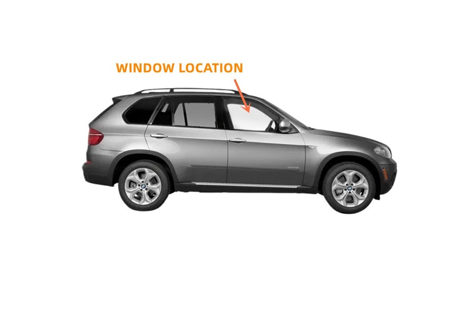 Passenger/Right Side Front Door Window Glass For 2007-2013 BMW X5 | eBay