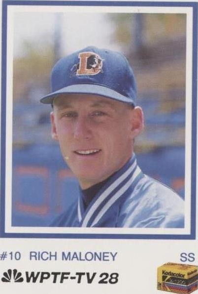 1989 WPTF-TV 28 Durham Bulls - Rich Maloney #10 (RC) for sale online | eBay