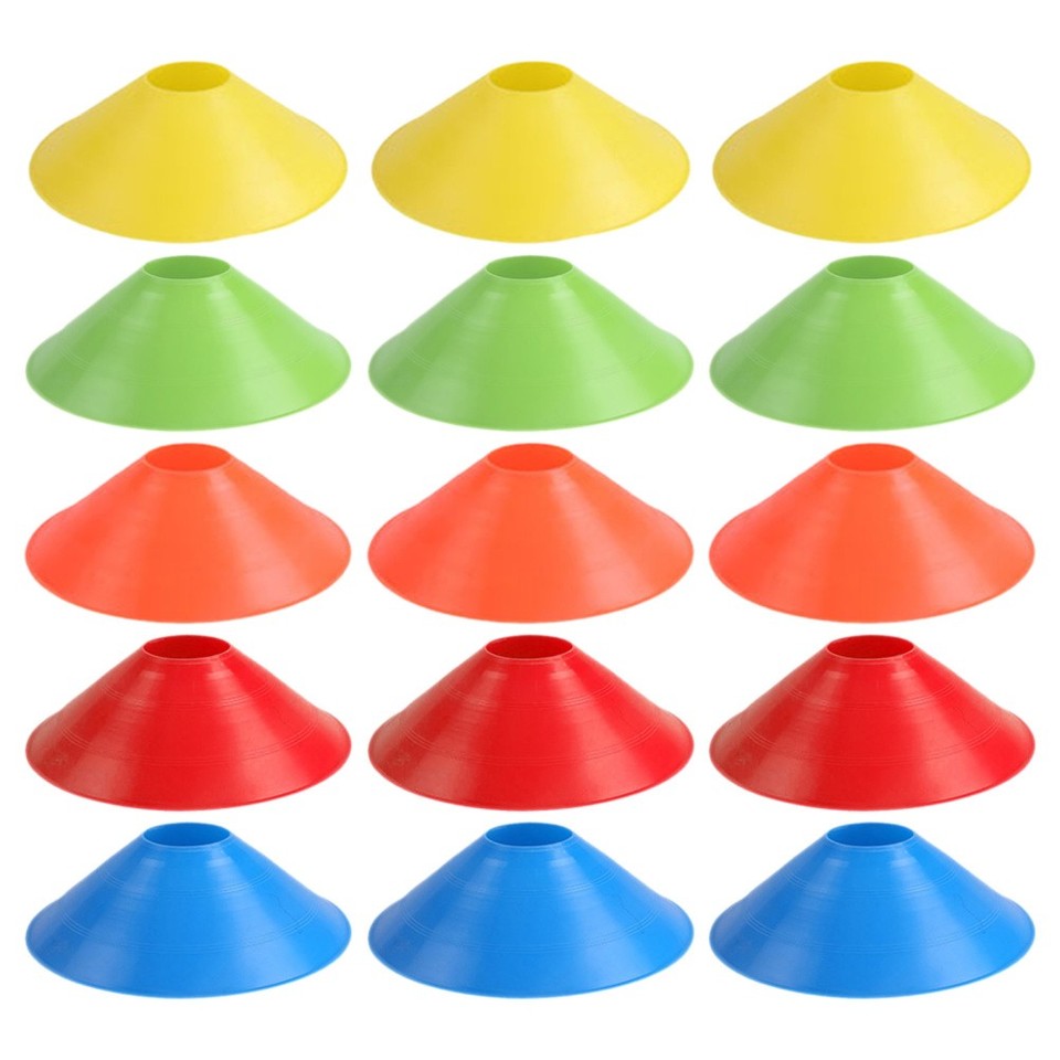 15 Pcs Football Cone Cones for Training Practice Equipment Soccer | eBay