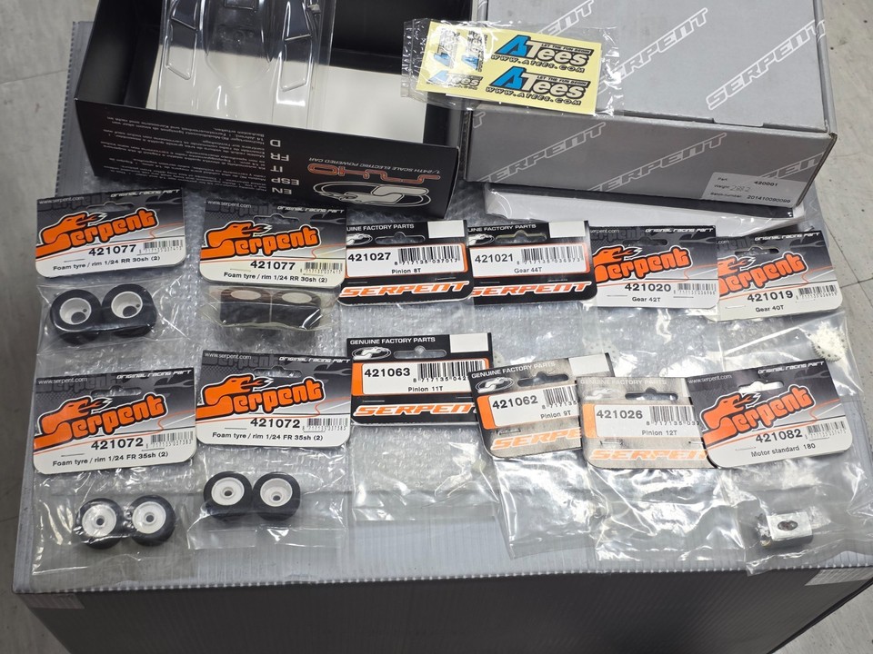 Serpent S240 Pro-kit (420001) – Brand New 1/24 Micro Car + Huge Spare ...