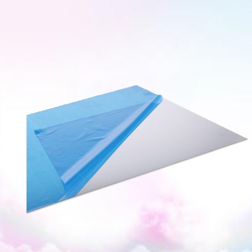 100cm Mirror Surface Wall Sticker Reflective Mirror Wall Sticker Self ...