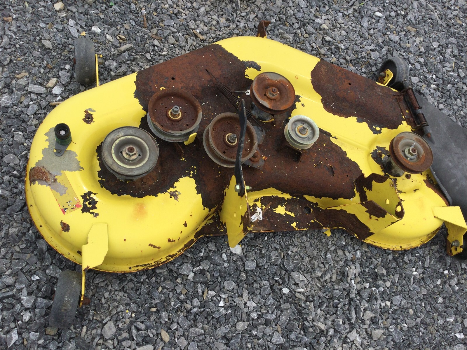 JOHN DEERE 48 MOWER DECK L120 L130 "PROJECT AS IS" | eBay