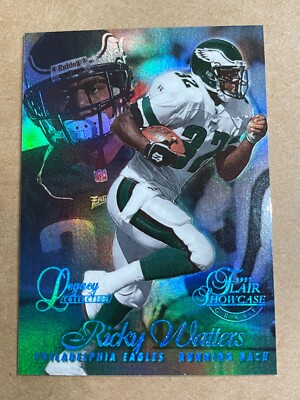 RICKY WATERS 1997 FLAIR SHOWCASE LEGACY COLLECTION ROW 1 EAGLES /100 | eBay