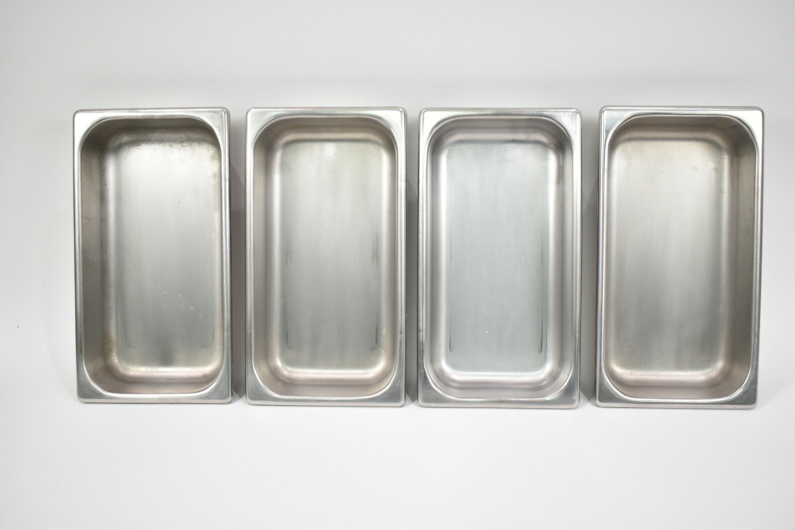 4 SET STAINLESS STEEL DENTAL MEDICAL SURGICAL INSTRUMENT TUB 12.5 x 6. ...