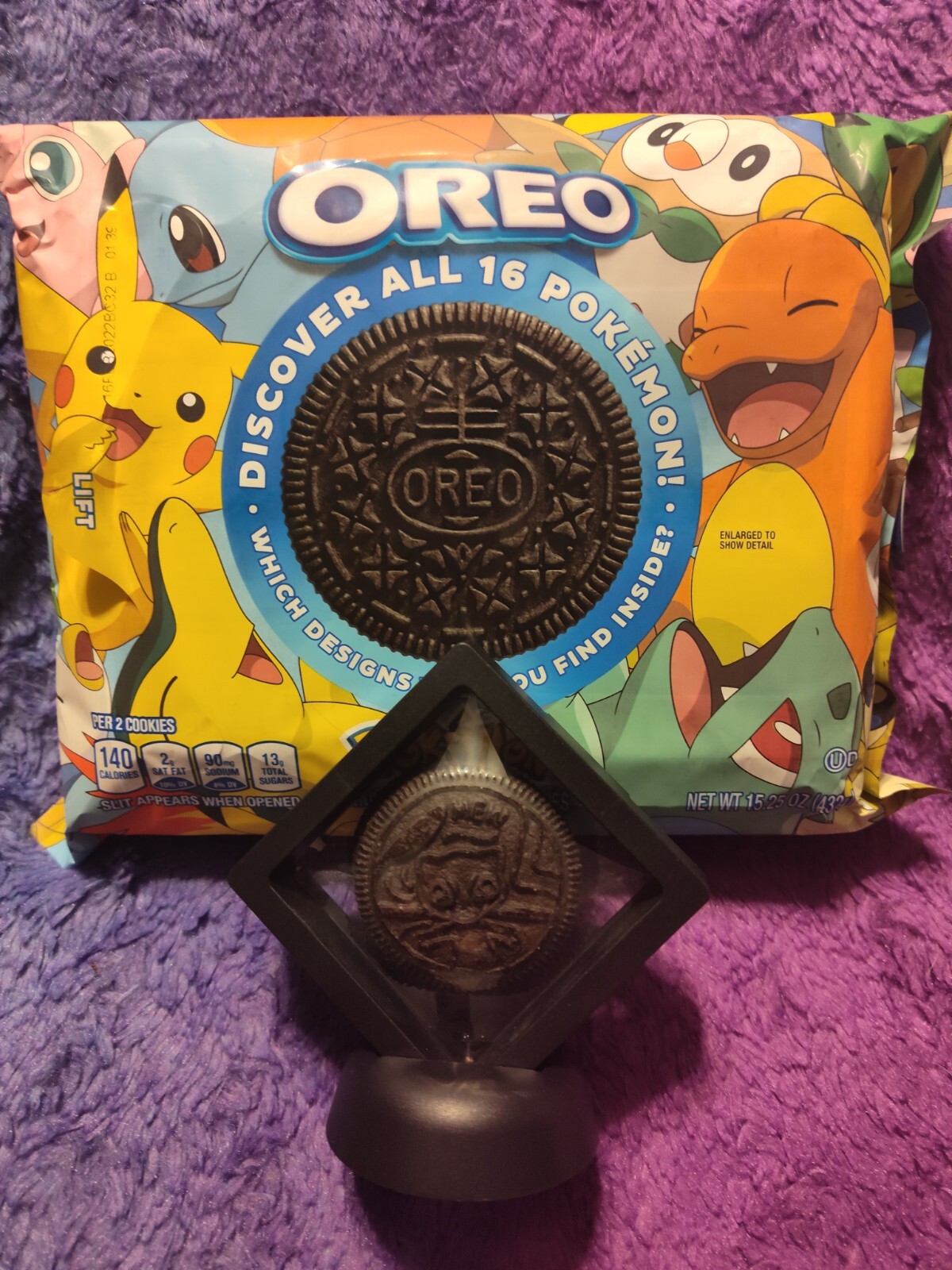 Mew Pokemon Oreo Cookie RARE LIMITED EDITION +Unopened Pack Of Pokemon ...