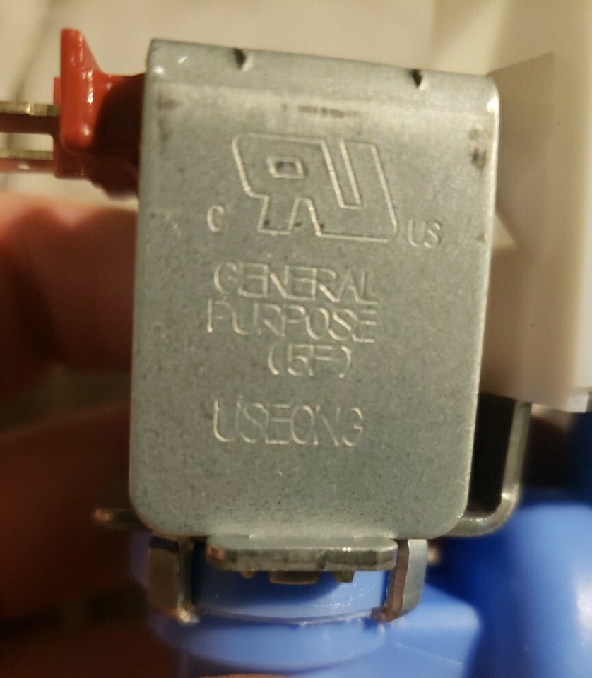 Genuine GE Water Valve WR57X10033 RIV-11AE-16 Refrigerator Ice Maker ...