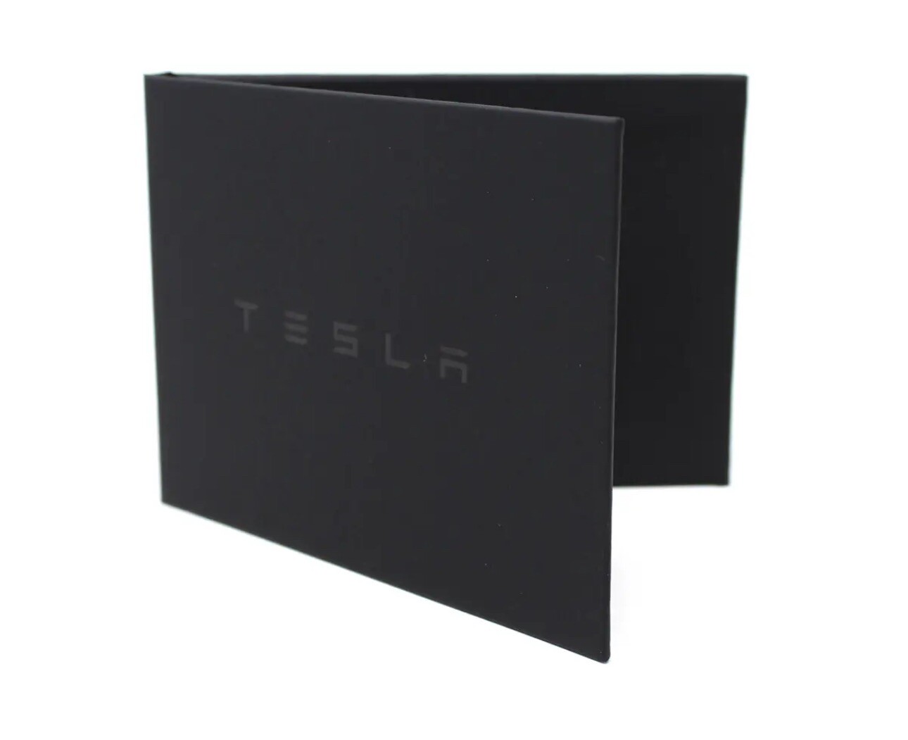 Genuine Tesla Bifold Key Card Wallet (no Keys, Holder Only) | Black | OE