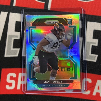 2021 Panini NFL Prizm JAY TUFELE #440 SILVER PRIZM Rookie RC Jaguars📈 ...