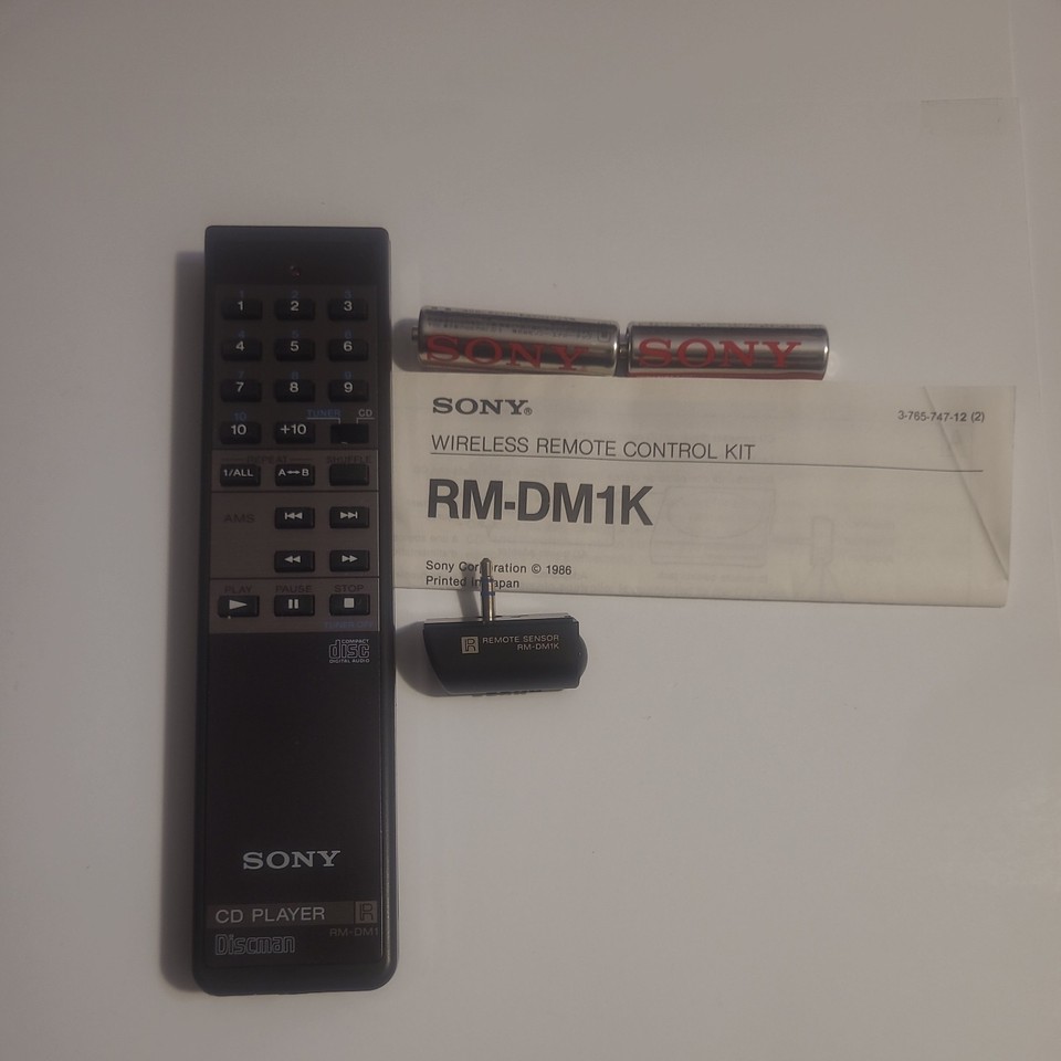 Sony D-25 Rm-dm1k Wireless Remote Control Kit | eBay