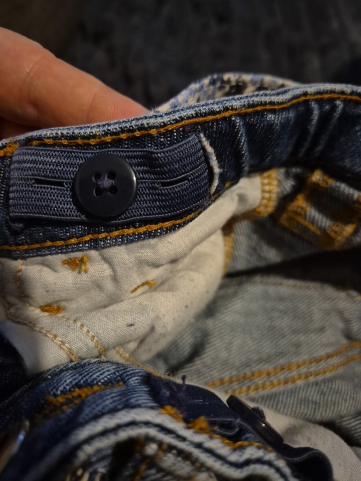 Girls Demin Jeans Primark Age 3-4 Years Excellent Condition Adjustable ...