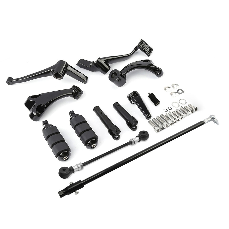 Forward Controls Pegs Levers Linkage Fit For Harley Sportster Iron 883 ...